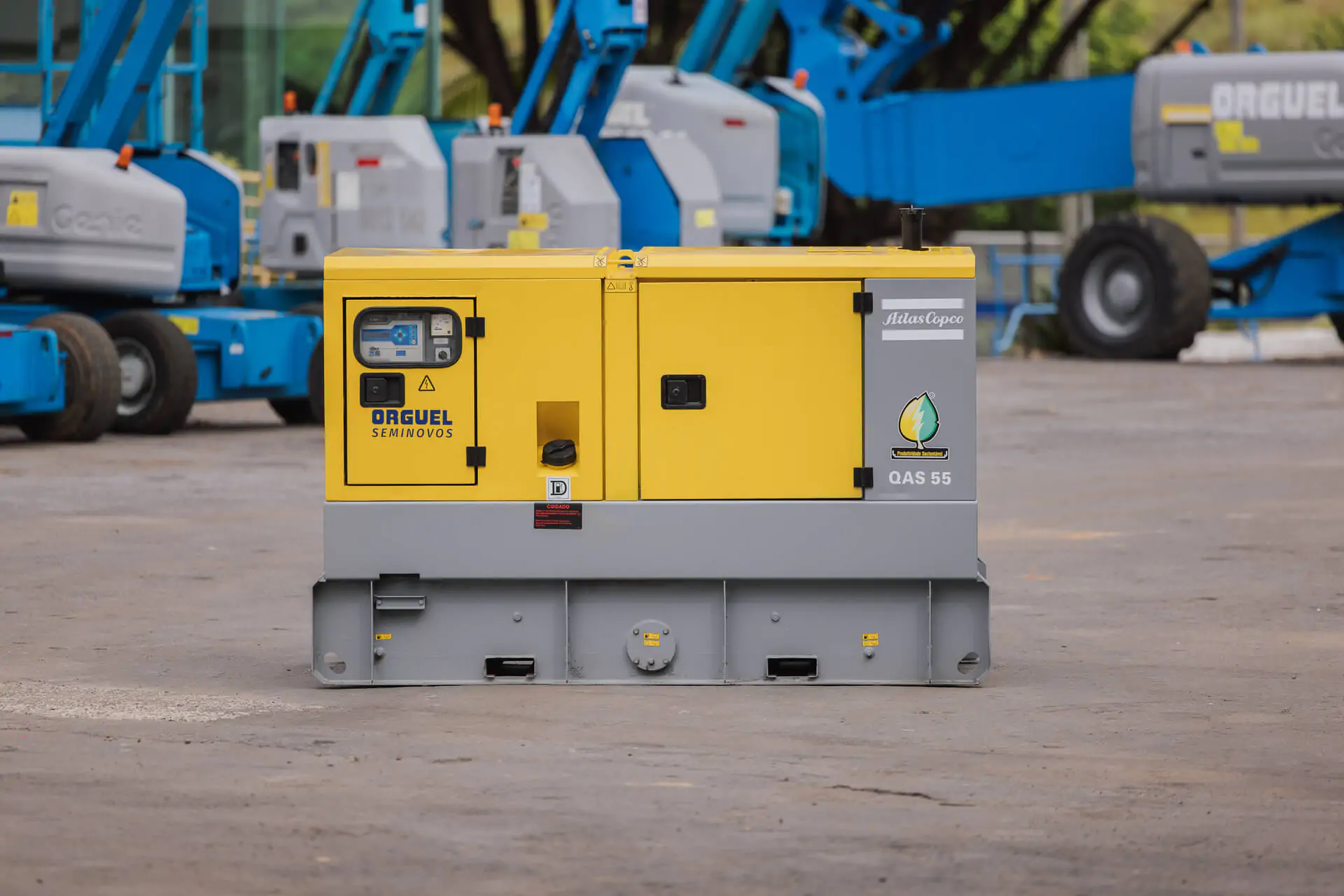 Gerador 55KVA Atlas — Orguel